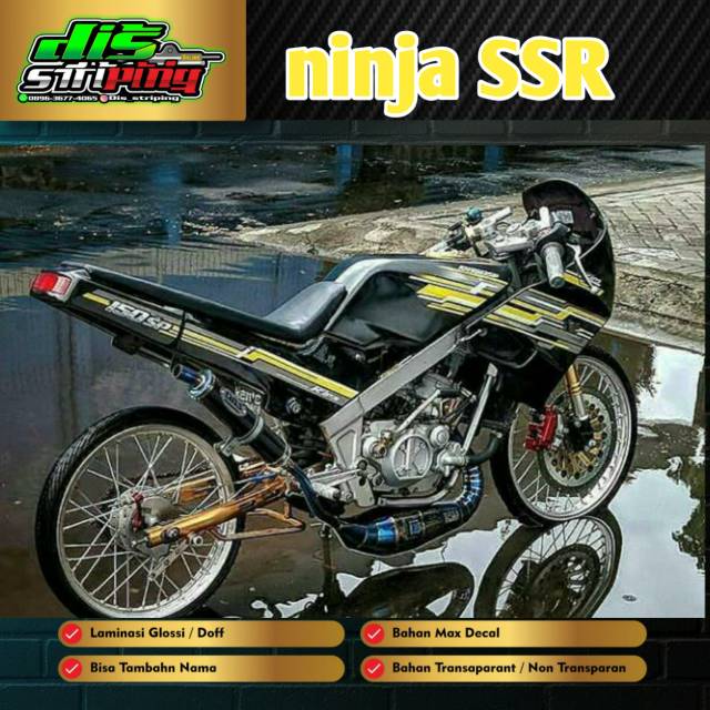 Jual STRIPING NINJA SSR TRANSPARAN COSTUM LIST TERBARU 0077 | Shopee ...