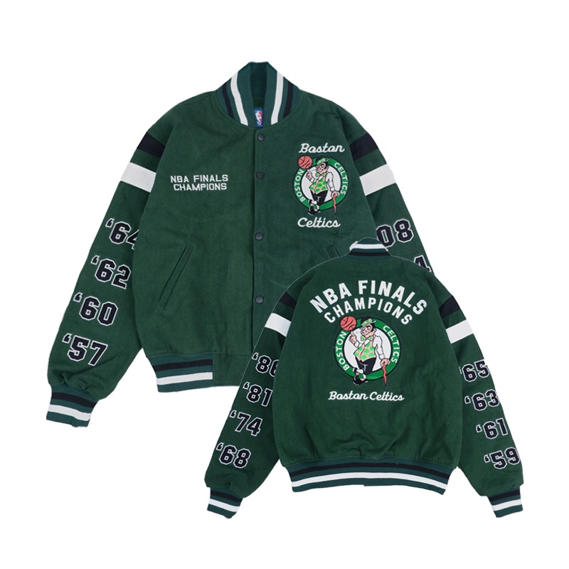 Jual BOSTON CELTICS 8 TIME NBA FINALS CHAMPIONS VARSITY JACKET BASKET ...