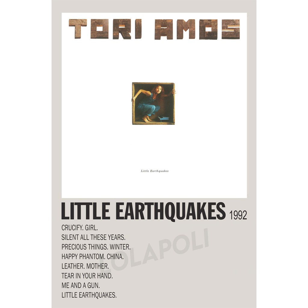 Jual Poster Cover Album Little Earthquakes - Tori Amos | Shopee Indonesia