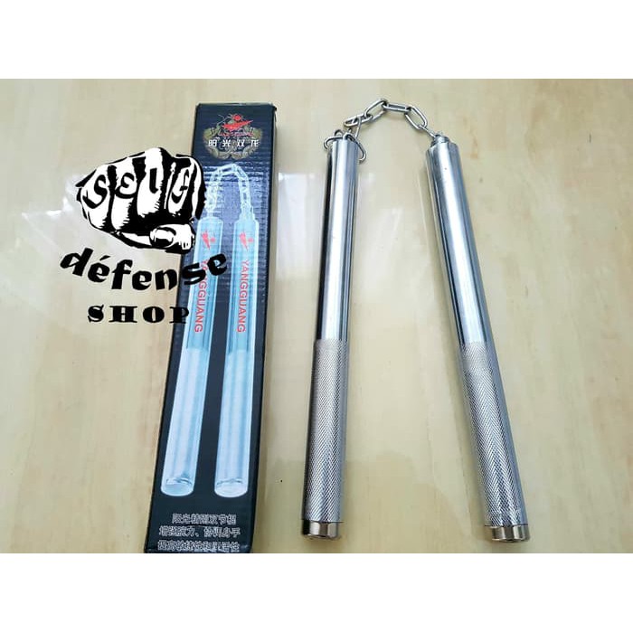 Jual TERLARIS COD Double Stick Besi Sambung-Nunchaku Double Tongkat ...