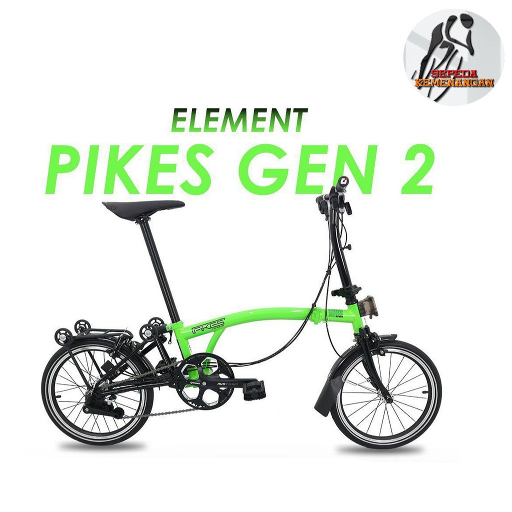 Jual PIKES GEN 2 LIME GREEN | Shopee Indonesia
