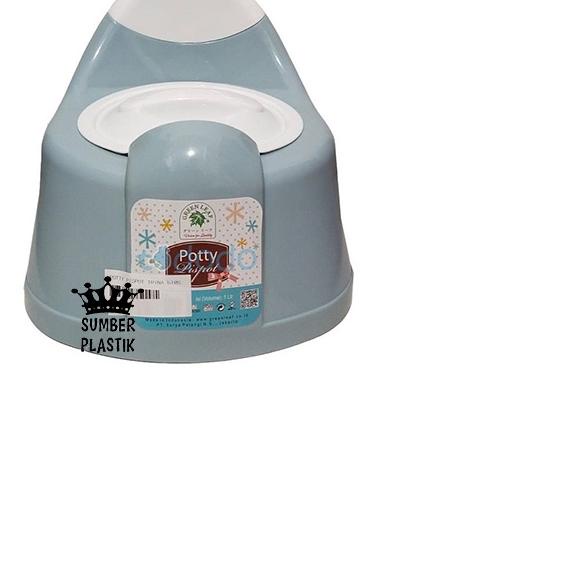 Jual ♧ Green Leaf 5108 Pispot Anak Potty Training Portable Trina Closet ...