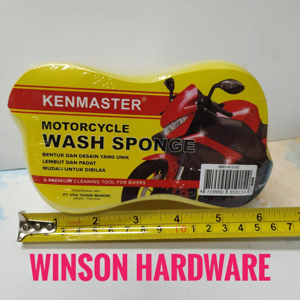Jual Kenmaster Spon Spons Busa Cuci Motor Set isi 2 Wash Sponge ...