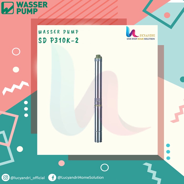 Jual Wasser Pompa Deep Well Submersible Satelit SD-P310K-2 POMPA AIR ...