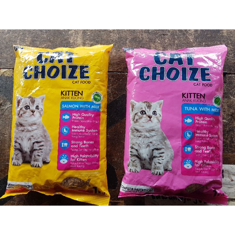 Jual CAT CHOIZE CATFOOD KITTEN 1KG | Shopee Indonesia