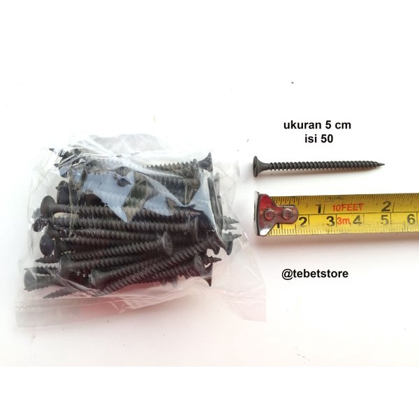 Jual SEKRUP GYPSUM UKURAN 5 CM - ISI 50 PCS | Shopee Indonesia