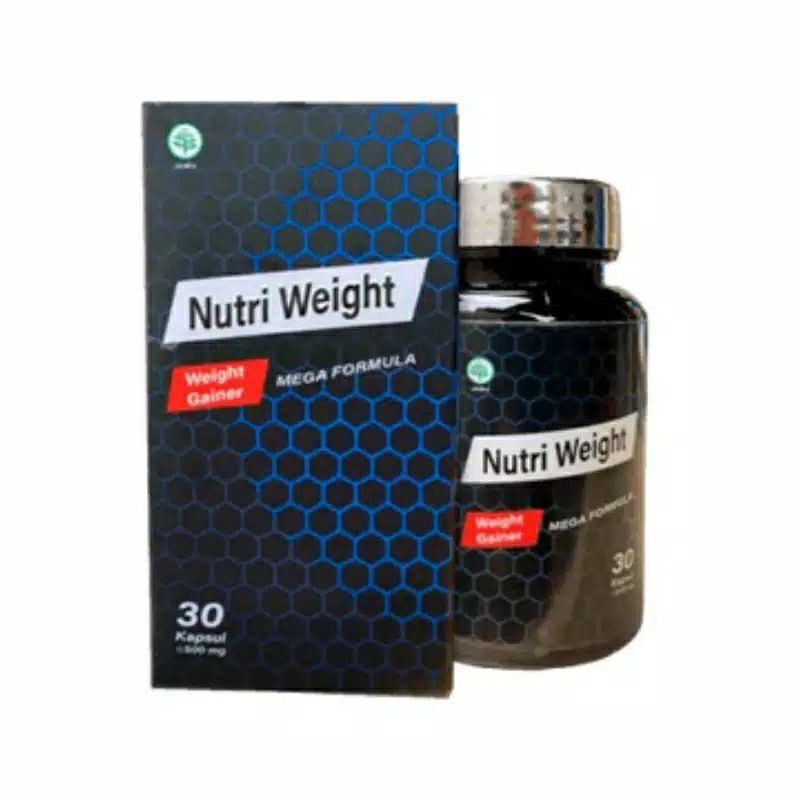 Jual Nutri Weight Mega Formula Original suplement pembentuk otot alami ...