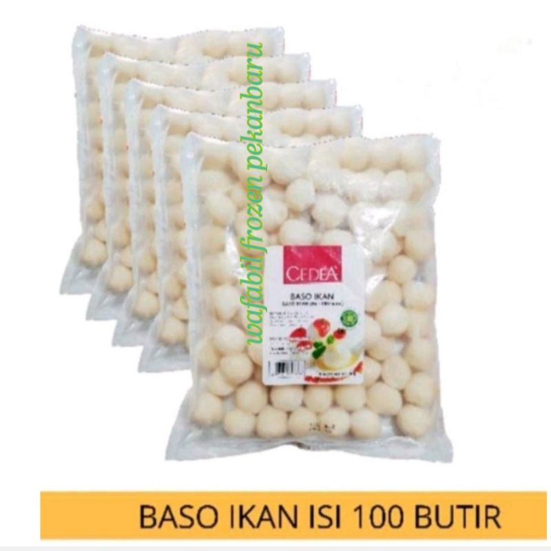 Jual Cedea Bakso ikan 1 kg isi 100 butir | Premium | Shopee Indonesia