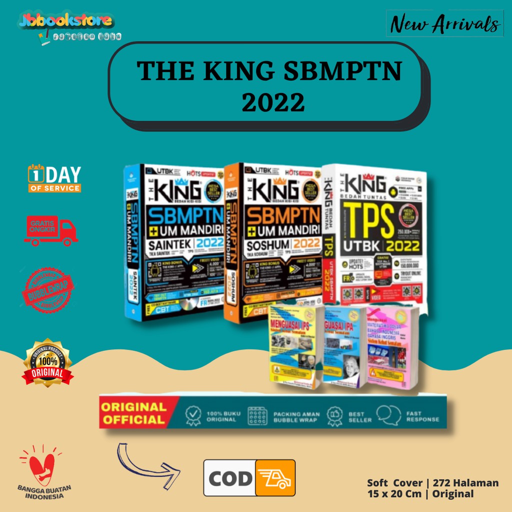 Jual BUKU THE KING SBMPTN 2023 / 2022 / SKS IPS / SKS IPA / SBMPTN SOSHUM SAINTEK | Shopee Indonesia