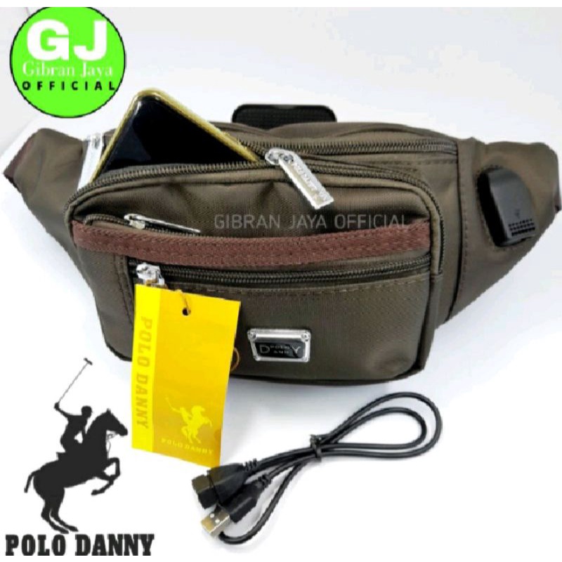 Jual Tas Pinggang/ Tas Sling Bag Polo Danny Original Genuine Leather ...