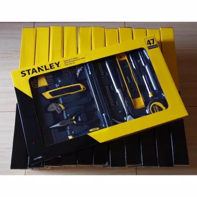 Jual Perkakas Set 47Pcs Home Tools Diy Set Kit Box ( 74-981) Stanley ...