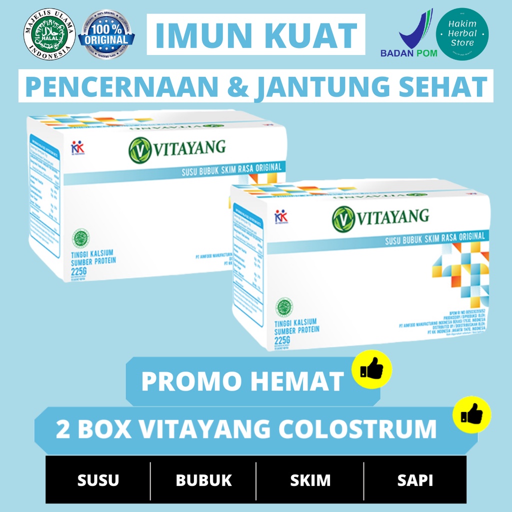 Jual Vitayang Colostrum Susu Skim Bubuk Probiotik | Shopee Indonesia
