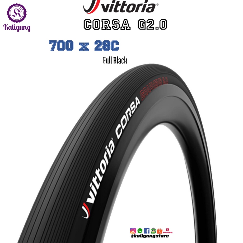 Jual Ban Luar RoadBike VITTORIA Corsa Graphene 2.0 700 x 28c - Road Tire - Ban Luar sepeda gowes ...