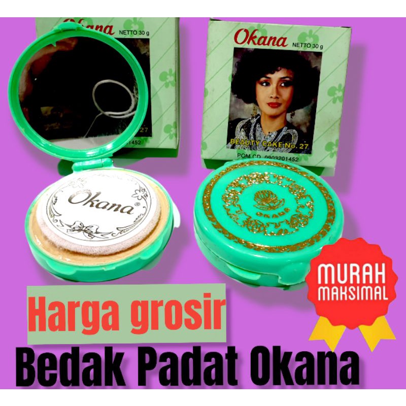 Jual Bedak padat okana Compact Powder Bedak jadul | Shopee Indonesia