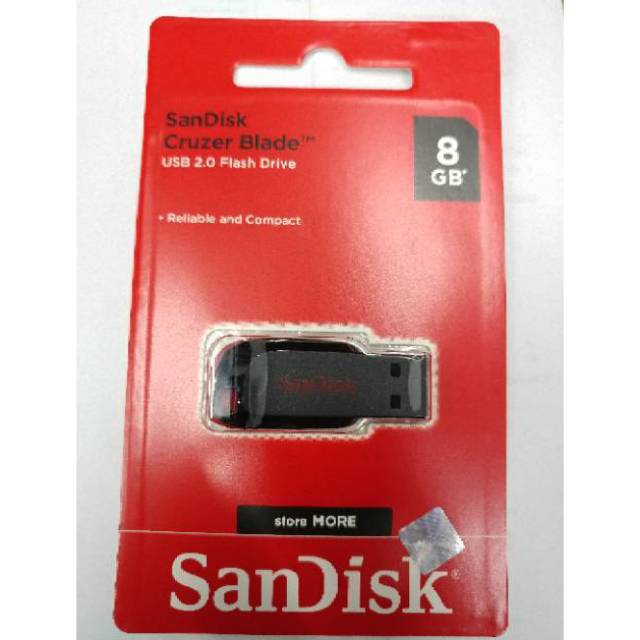 Jual flashdisk sandisk Cruzer Blade 8GB Original Flash Disk [CZ50 ...
