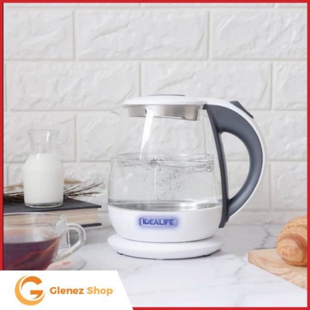 Jual IDEALIFE Teko Ketel Pemanas Air Listrik Teko Ketel Kaca Elektrik ...