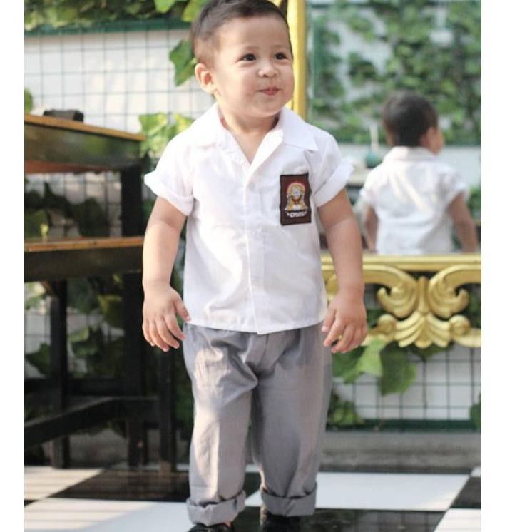 Jual Model Baru BAJU SMA SMP SD DILAN MILEA (1-7 tahun) SML | Baju SMA ...