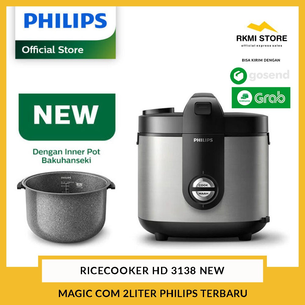 Jual [SIAP KIRIM] Philips Rice Cooker / Magic Com 2 Liter HD3138 ...