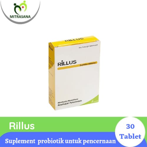 Jual Rillus - Suplemen Prebiotik Untuk Pencernaan ( 30 Tablet ...