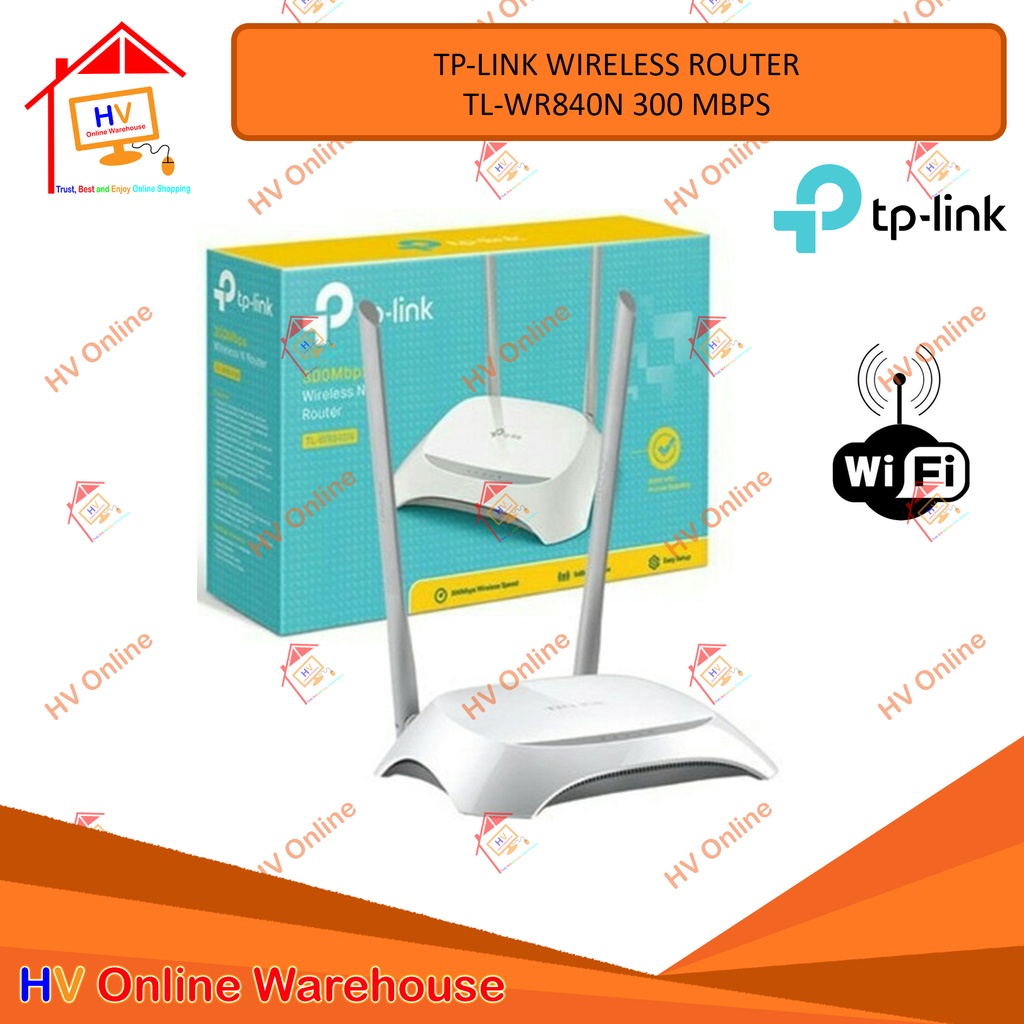 Jual TP-Link TL-WR840N Wireless Router 300Mbps Tp link | Shopee Indonesia