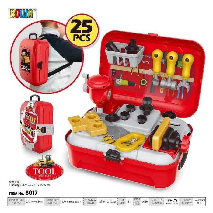 Jual TOOL BACKPACK PLAYSET Mainan Edukasi Anak Set Perkakas Tukang Tukangan | Shopee Indonesia