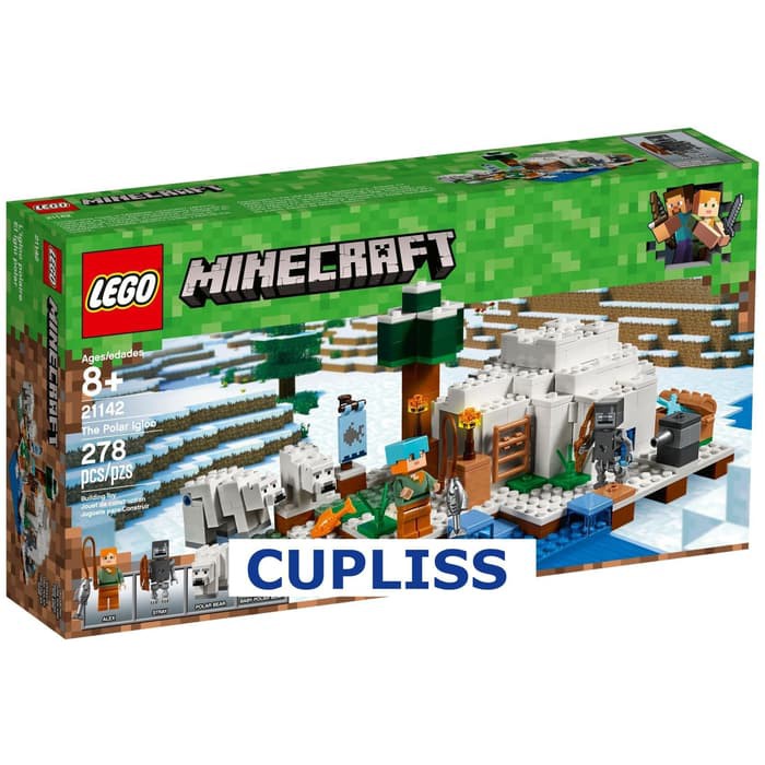 Jual LEGO Minecraft 21142 The Polar Igloo | Shopee Indonesia