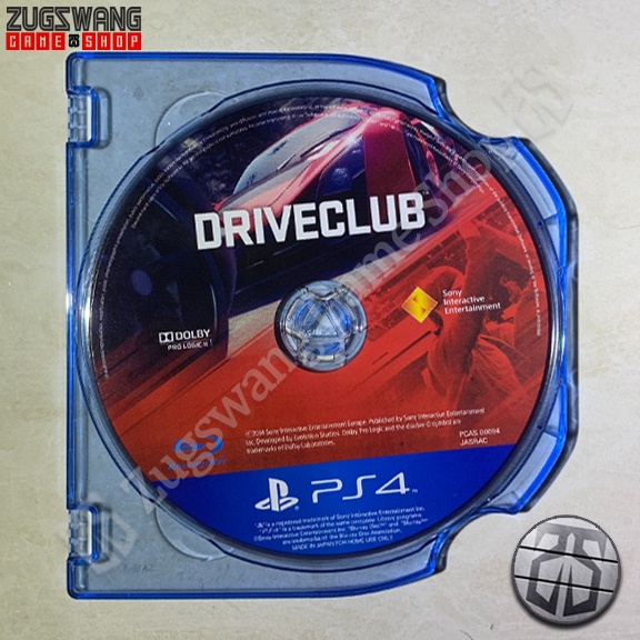 Jual Kaset Game Bd Ps4 Playstation Ps 4 Driveclub Bekas 2nd Shopee