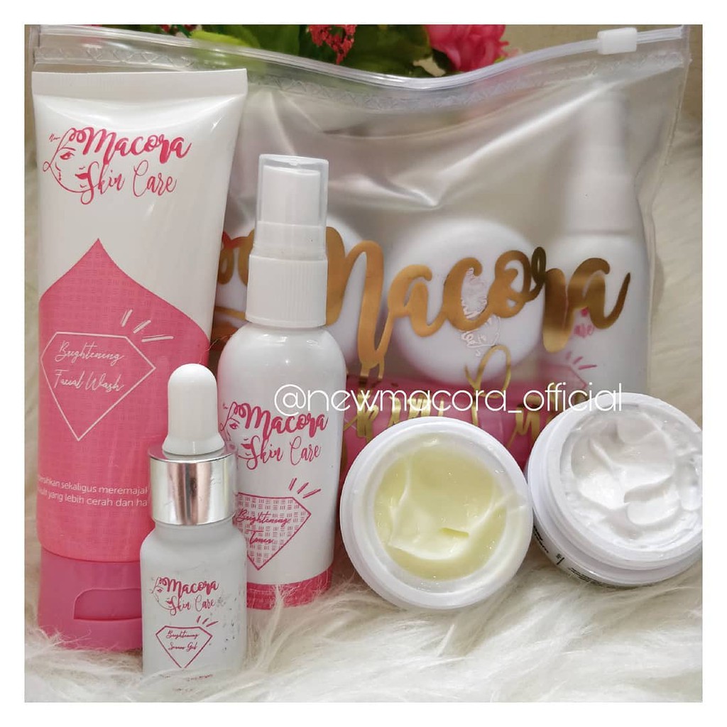 Jual PROMO MACORA Skin Care BRIGHTENING SERIES Pink 100% ORIGINAL ...