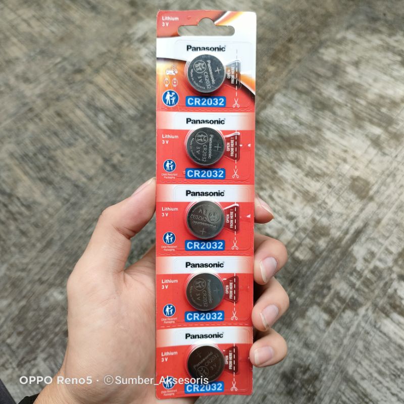 Jual ORIGINAL Baterai Panasonic CR2032 Batre CR 2032 Lithium 3V Battery motor PCX 160 K1Z ...