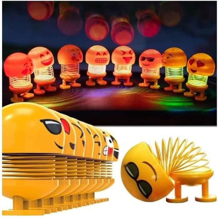 Jual BONEKA PER EMOJI LED HIASAN DASHBOARD MOBIL INTERIOR | Shopee ...