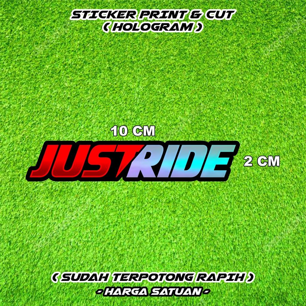 Jual Sticker Racing Hologram Print & Cut Sticker Motor ( SATUAN ...