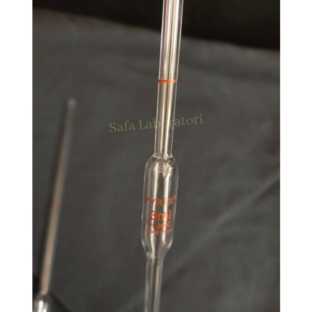 Jual Pipet Volume 3ml / Pipet Gondok 3ml Pyrex | Shopee Indonesia