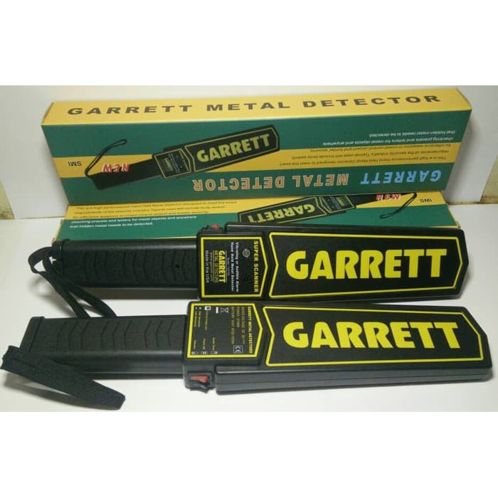 Jual Alat Deteksi Logam Super Aman Garrett Hand Held Metal Detector ...