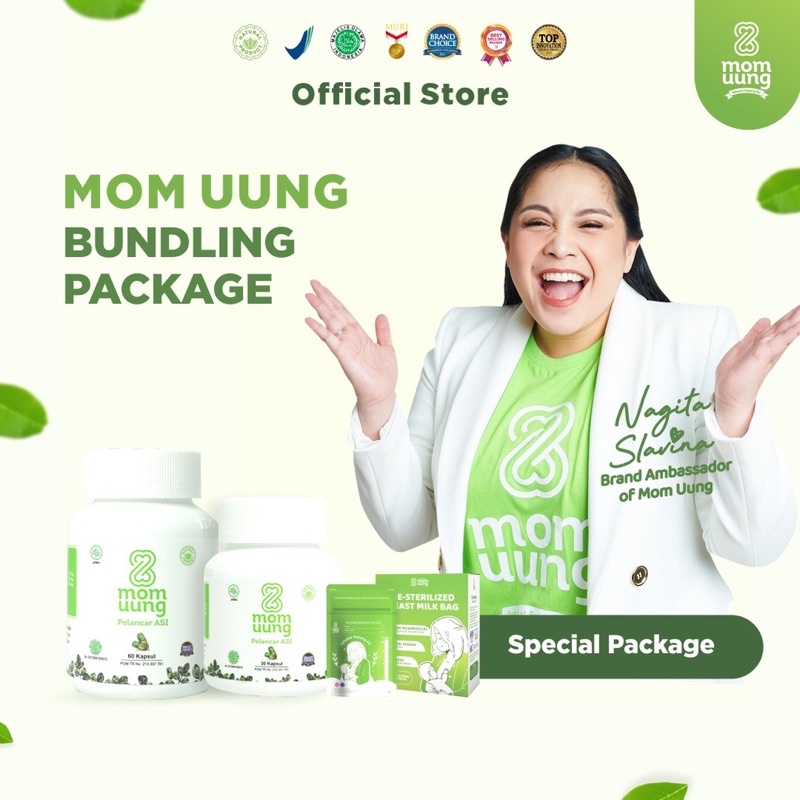 Jual paket bundling 60 kaps MOMUUNG dan ASI bag MOM UUNG isi 30 pcs ...