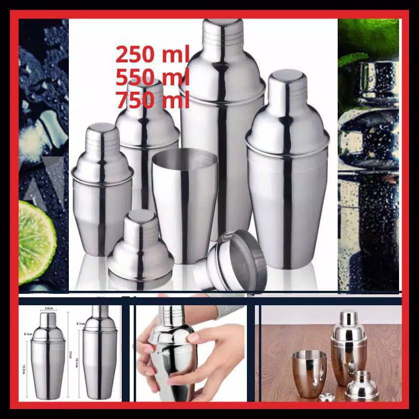 Jual Shaker Cocktail Stainless / Shaker Minuman Stainless Shaker ...