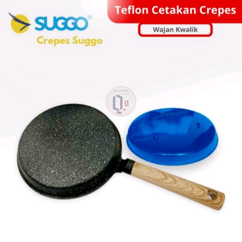 Jual SUGGO Crepes Pan 22cm/Wajan Kwalik Terbalik/Wajan Anti Lengket ...