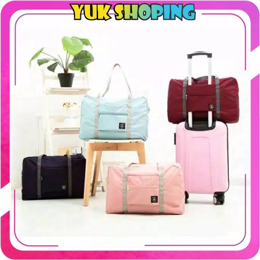 Jual YUKSHOPING TAS TRAVEL BESAR LIPAT / TAS HAND CARRY / FOLDABLE ...