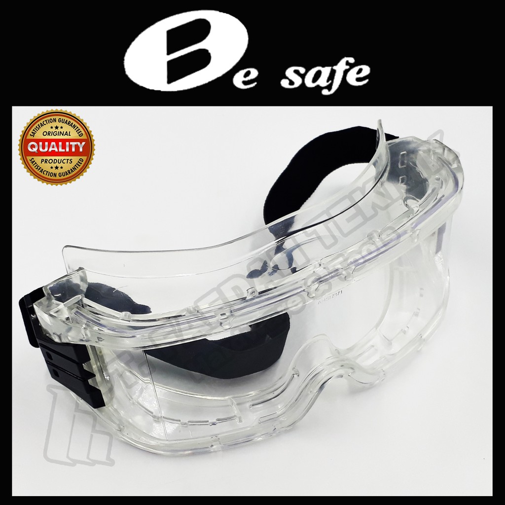 Jual Kacamata Safety / Safety Goggles Be Safe BS004 | Shopee Indonesia