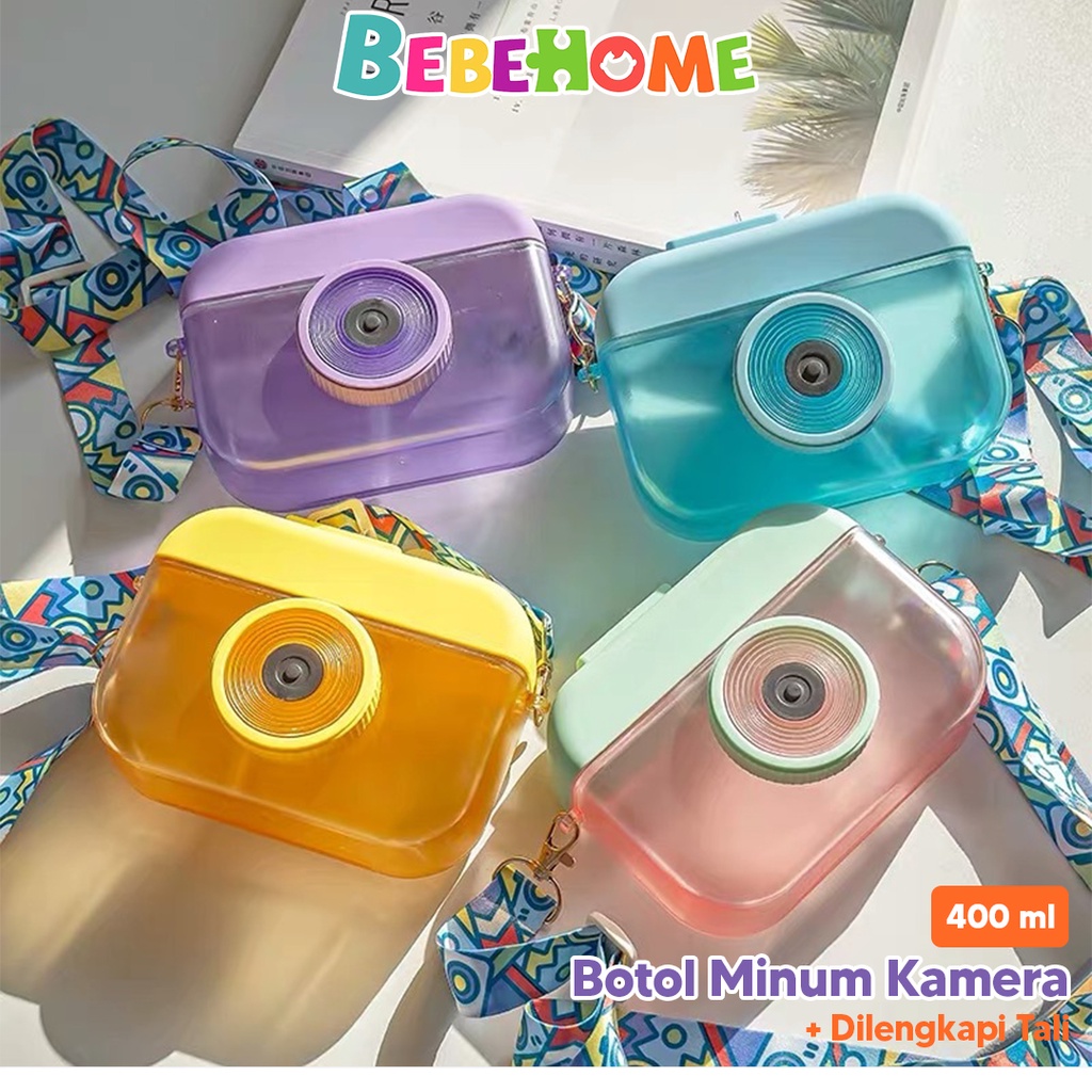 Jual Bebehome Camera Bottle / Botol Kamera Unik / Botol Minum Anak Free ...