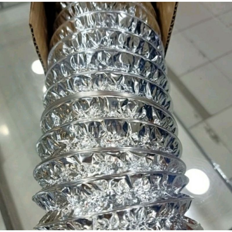 Jual Flexibel cerobong 10 inc. flexible ducting non isolasi 10" / pipa ...