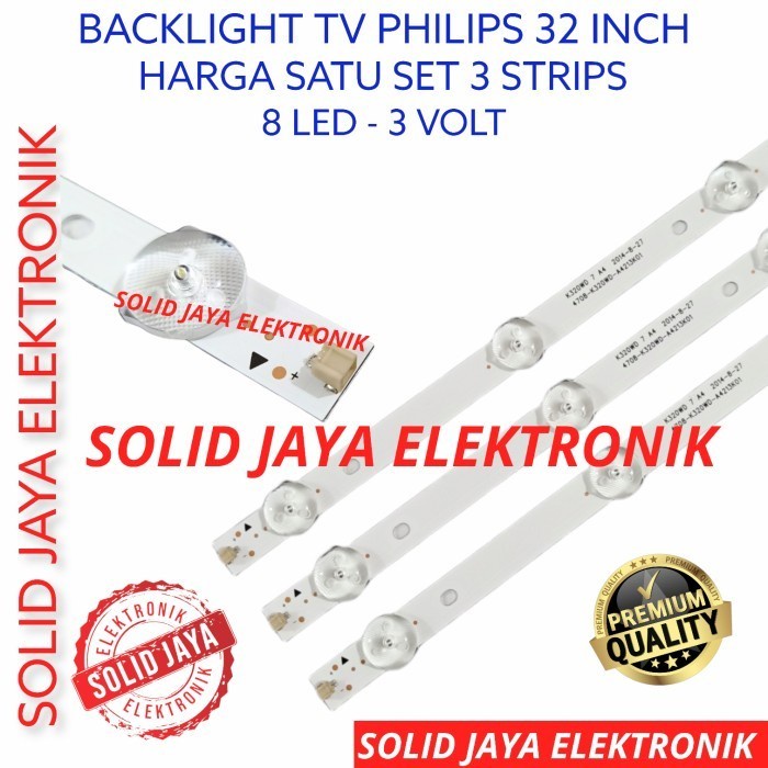 Jual BACKLIGHT TV PHILIPS 32 INC 32PHA4100S/70 32PHA4110S/70 LAMPU BL 8 LED | Shopee Indonesia