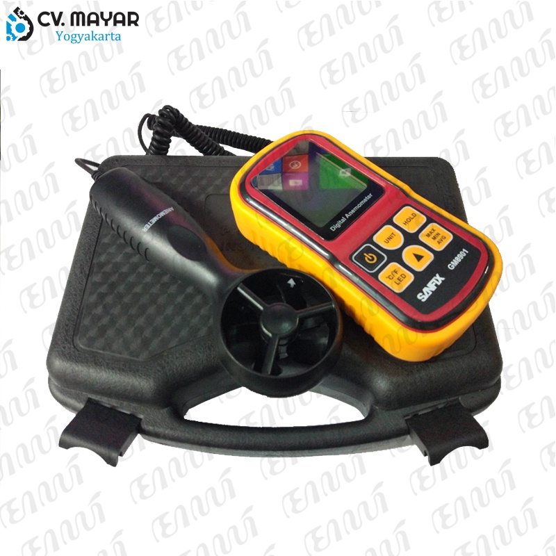 Jual Digital Anemometer Sanfix GM 8901 atau Alat Pengukur Kecepatan ...