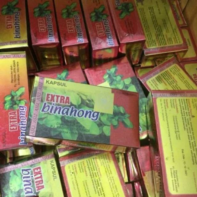 Jual Herbal Kapsul Extra Binahong Kotak Asam Urat Rematik Encok Pegal
