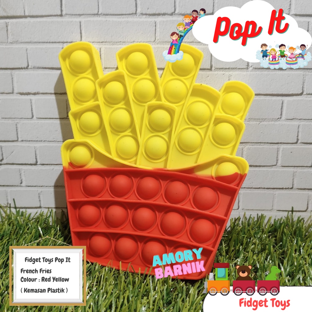 Jual POP IT FRENCH FRIES 2 Colour / POP IT KENTANG GORENG / POP IT ...