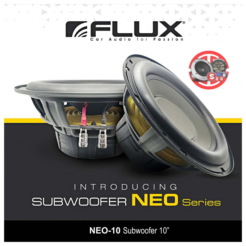 Jual Flux Neo-10 Subwoofer 10 Inch | Shopee Indonesia