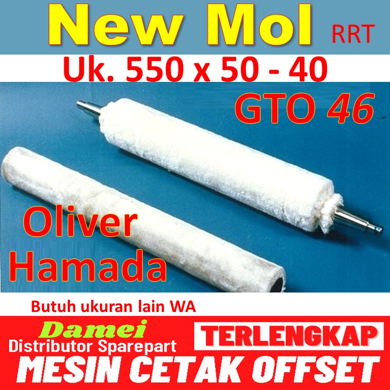 Jual New Mol GTO46 Heidelberg GTO Oliver Sakurai Hamada roll air 550 x ...