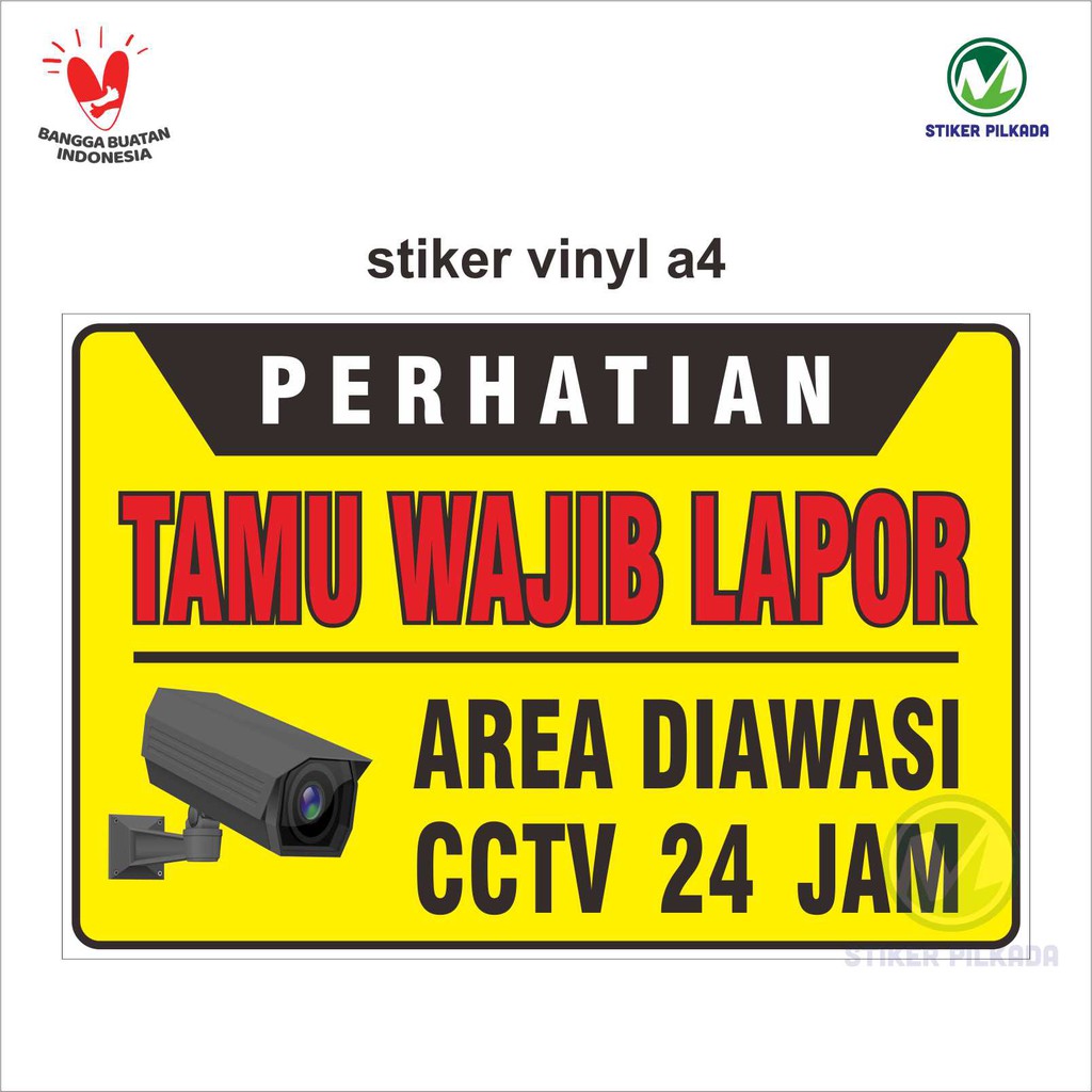 Jual STIKER VINYL TAMU WAJIB LAPOR | Shopee Indonesia Jual STIKER VINYL TAMU WAJIB LAPOR | Shopee Indonesia