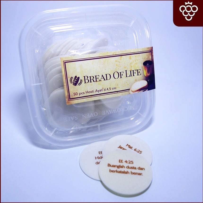 Jual Hosti/Roti Perjamuan Ayat Besar Isi 50 pcs | Shopee Indonesia