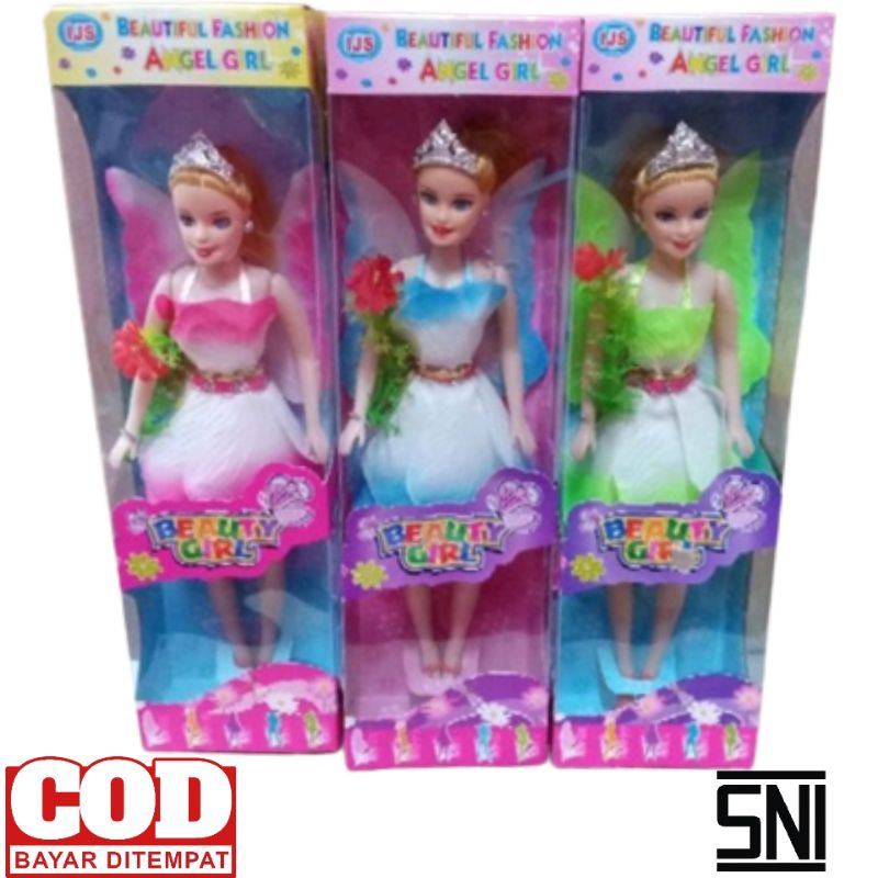 Jual Mainan anak boneka Berbie sayap kupu kupu - mainan anak perempuan ...