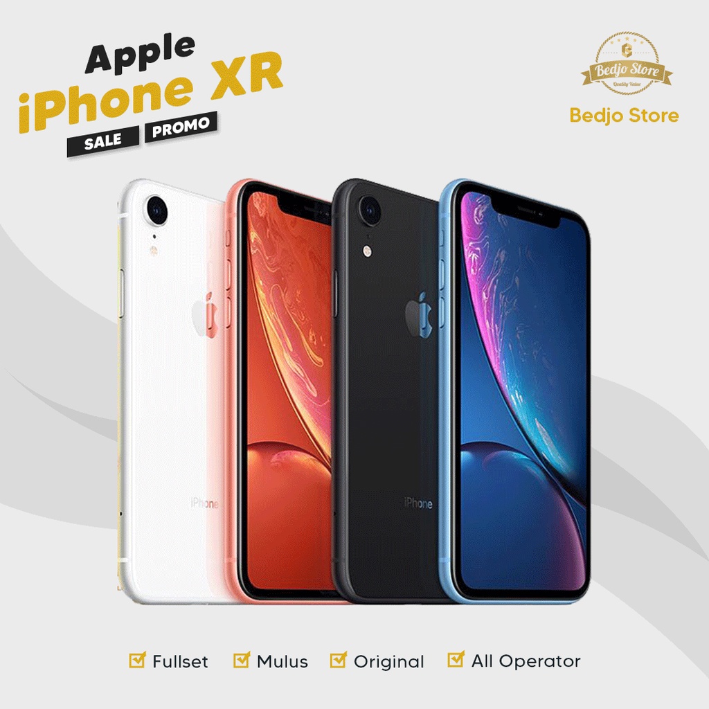 Jual (LIVE) IPHONE XR 128GB SINGLE SIM - SECOND ORIGINAL | Shopee Indonesia